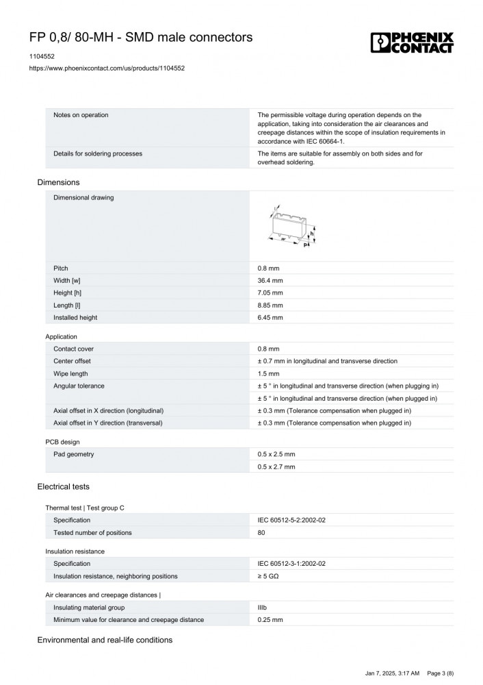 Phoenix Contact 1104552 technical document page 3