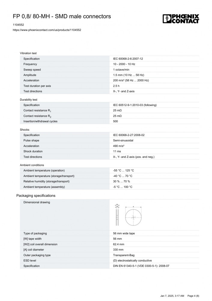 Phoenix Contact 1104552 technical document page 4