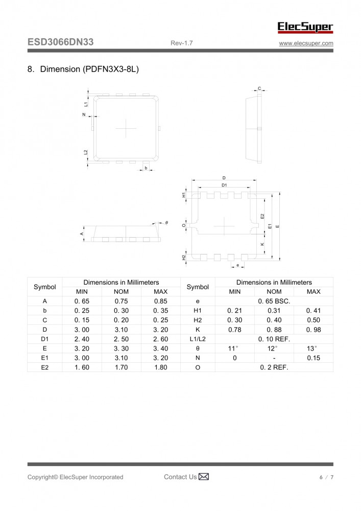 ESD3066DN33 datasheet page 6