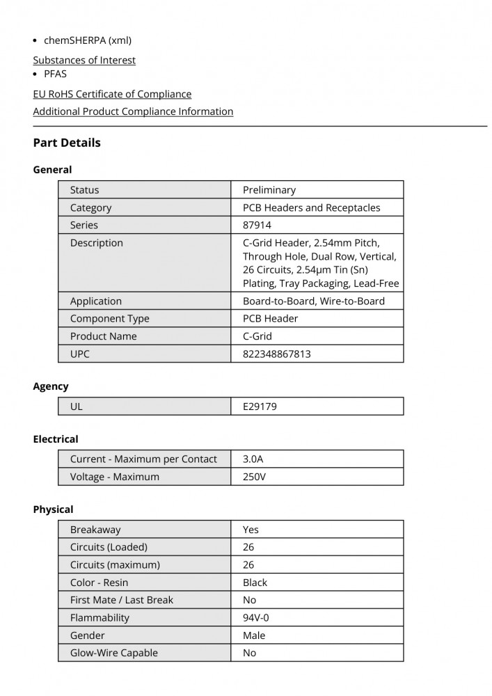 MOLEX 879142616 product document image, page 2