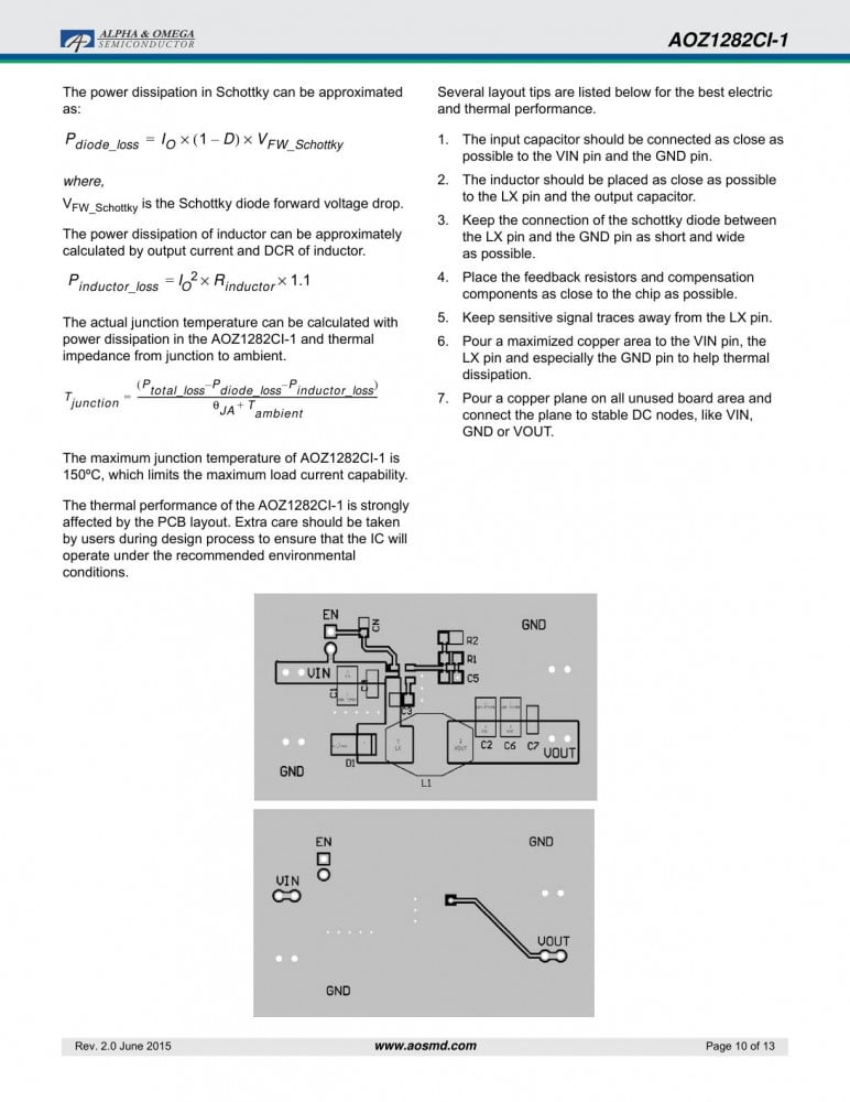 AOZ1282CI-1 datasheet page 10