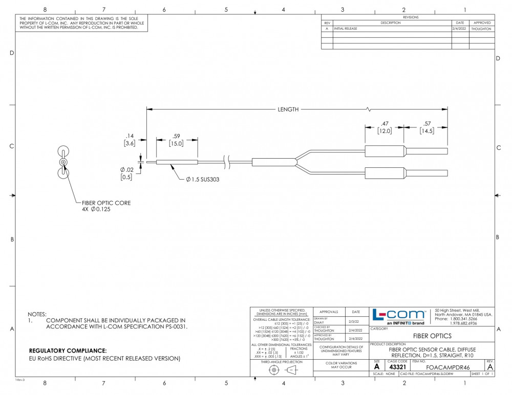 FOACAMPDR46 technical datasheet preview