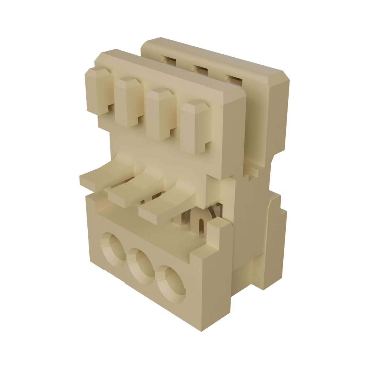 Appli-Mate RAST 2.5 Connector, 2.50mm Pitch, Female, 3 Circuits, All Position Keys, Open Endwalls for sale