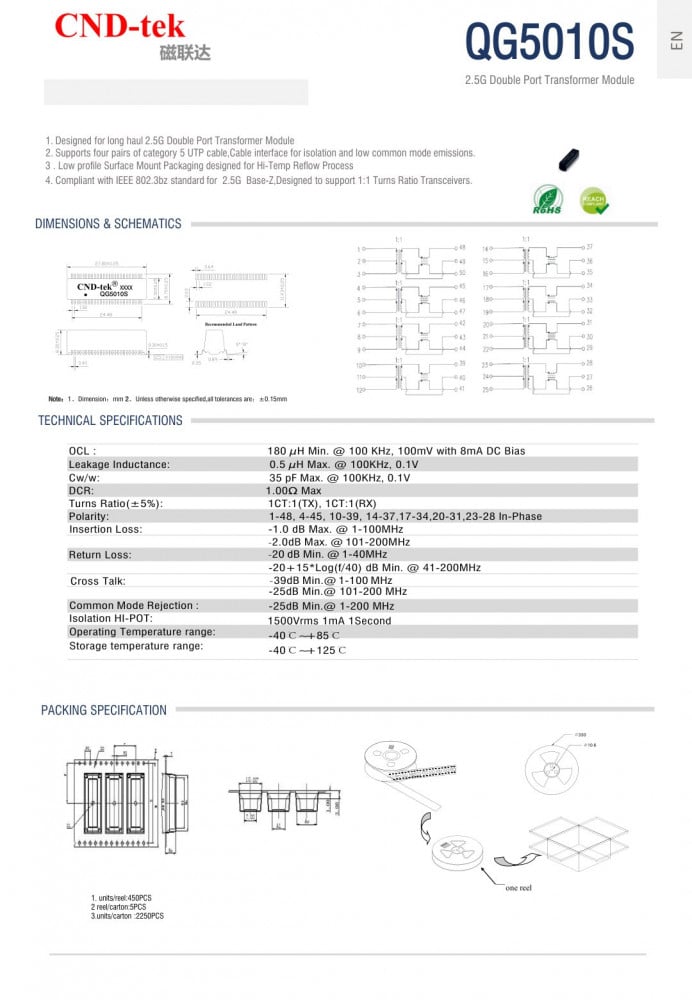 QG5010S technical document preview