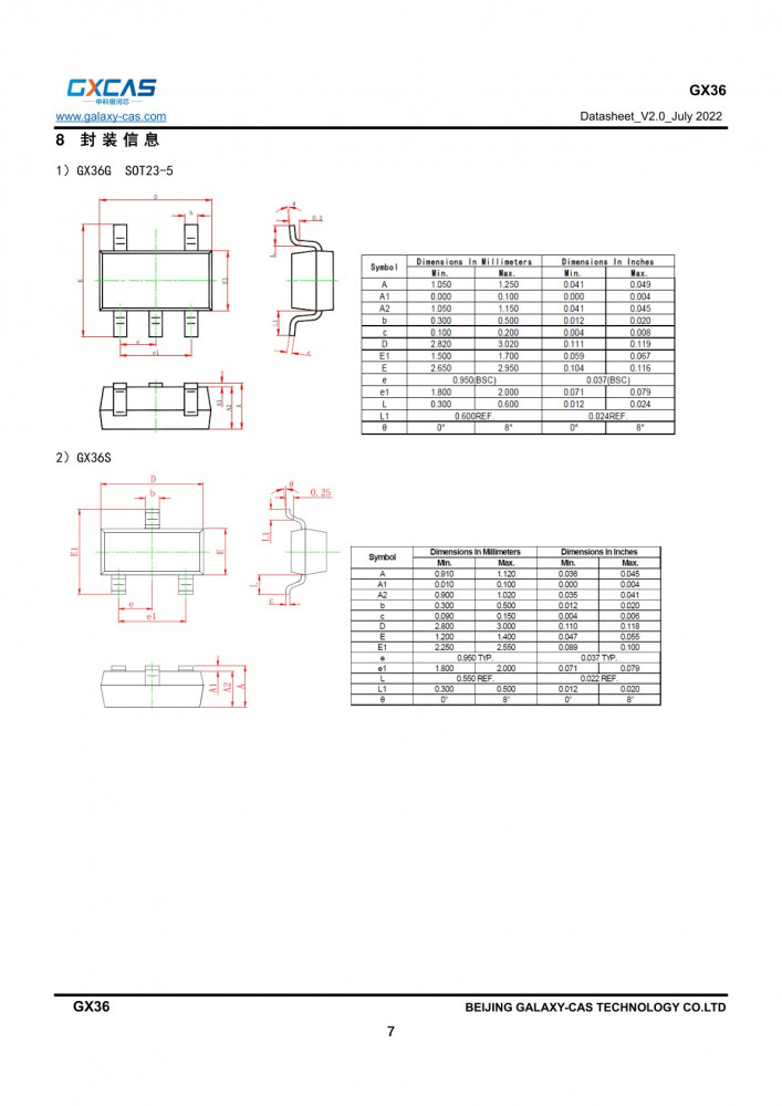 GX36Z technical document page 7