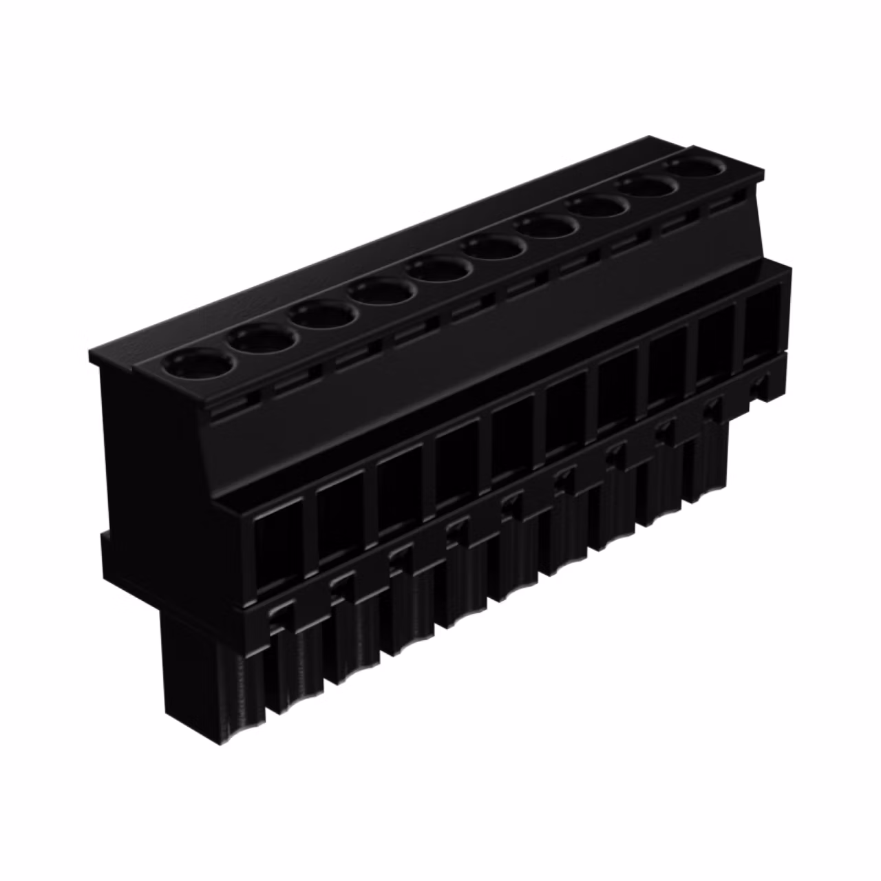3.81mm Pitch Eurostyle Vertical Plug, Rear Wire Entry, 10 Circuits for sale