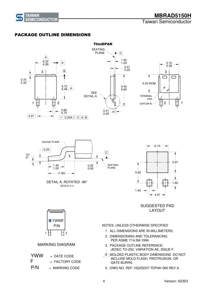 MBRAD5150H datasheet page 4