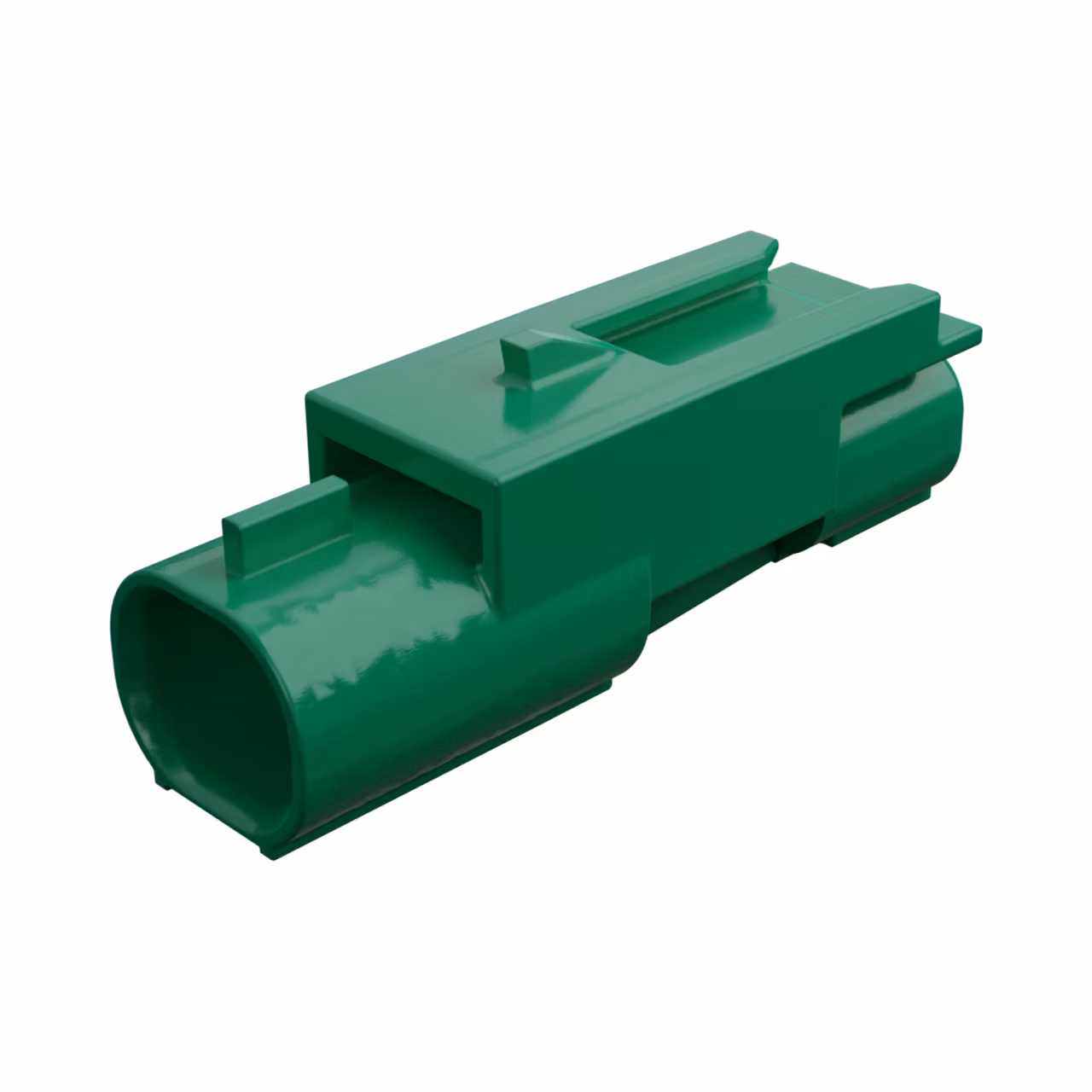 Squba Sealed Plug Assembly with Clipslot, 1.80mm Pitch, Single Row, 2 Circuits, Green for sale