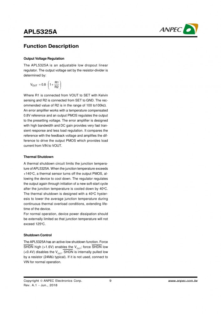 APL5325A datasheet page 9