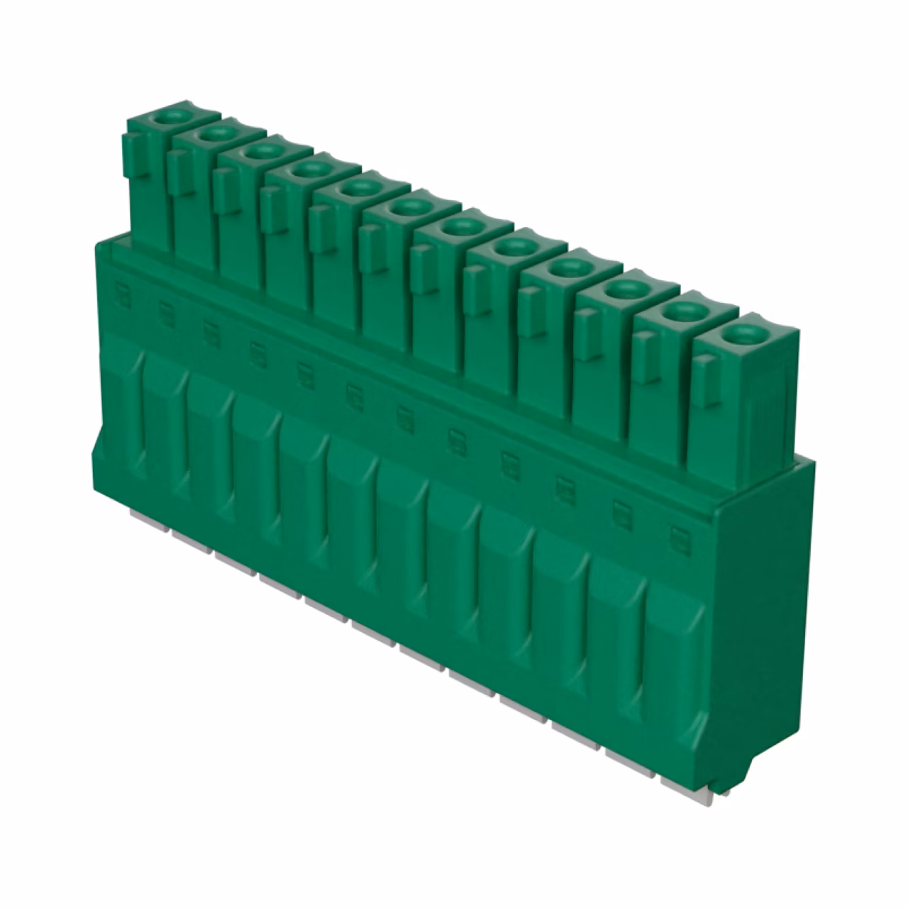 3.81mm Pitch Eurostyle Horizontal Plug, Spring Type, Single Row, 12 Circuits for sale