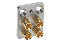 SMP Jack, Straight, Solder, Temp-Flex 1001935086 Cable, Direct Solder, Bag, 50 Ohms