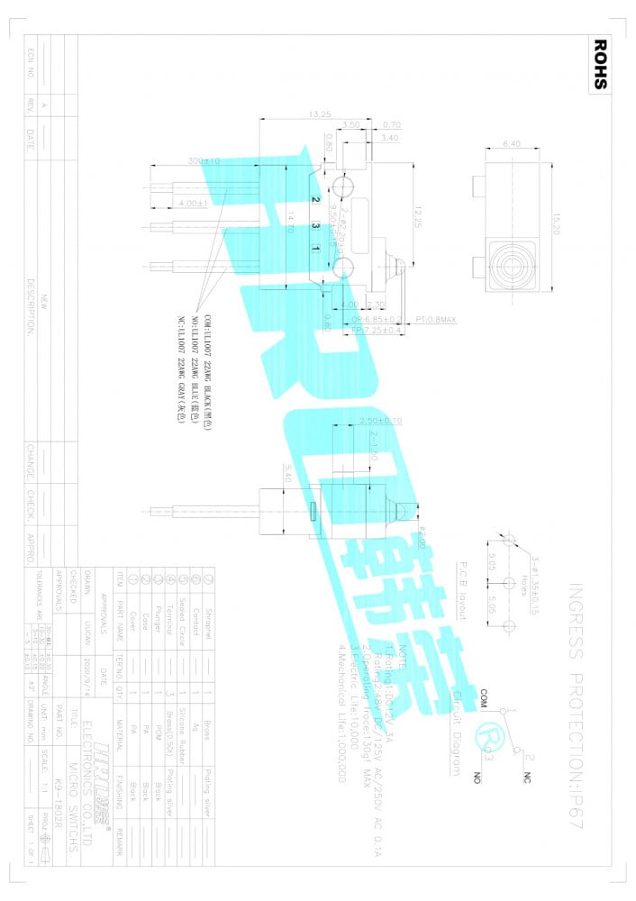 K9-1802R product document preview