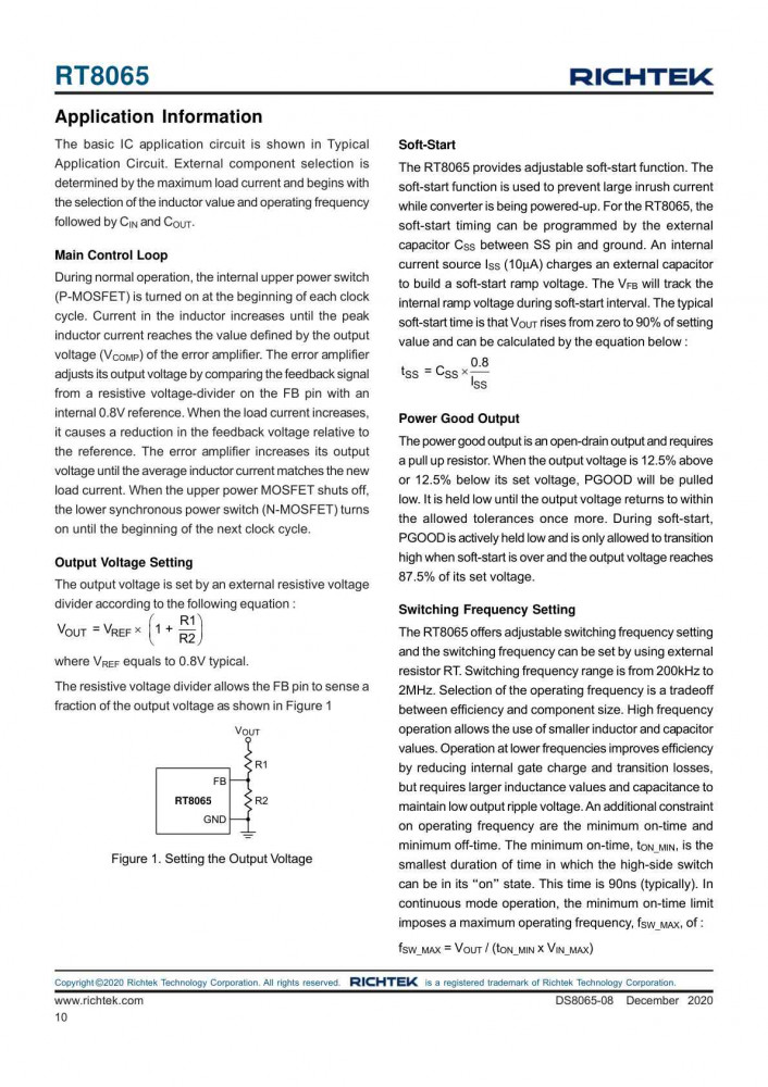 RT8065 datasheet page 10