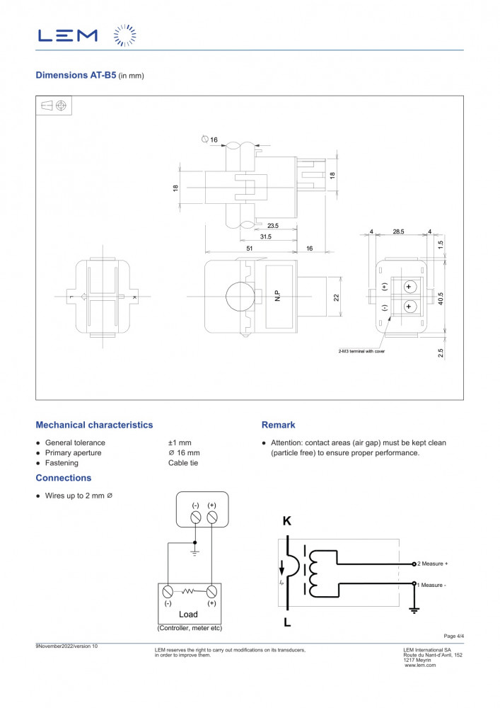 AT 20 B5 technical document page 4