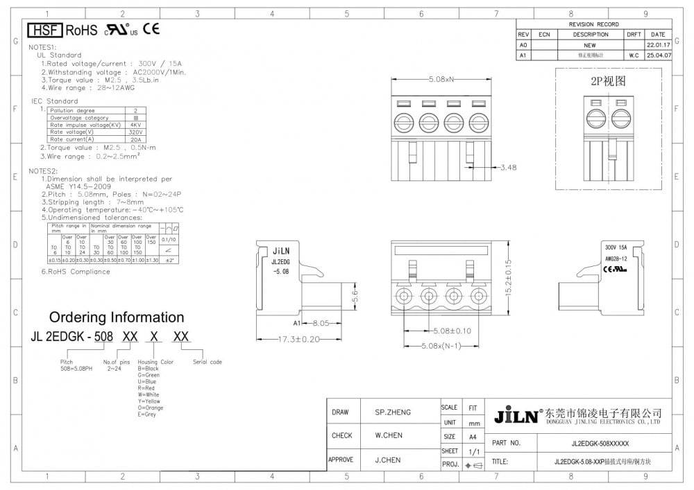 JL2EDGK-50812G01 technical document preview