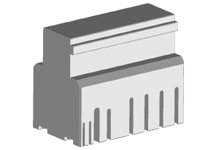 Press-in-Tool for Daughter Card Signal Module, 2-Pair by 16-Column Assemblies