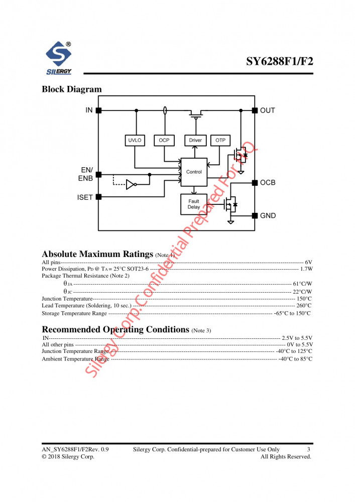 SY6288F1ABC datasheet page 3