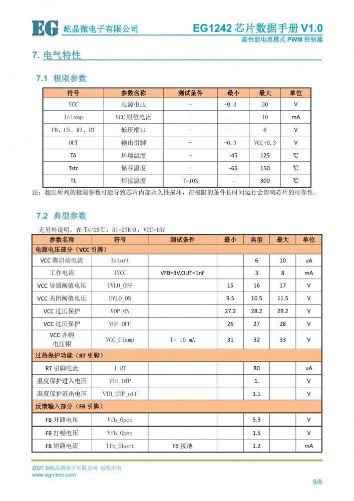 EG1242 datasheet page 8
