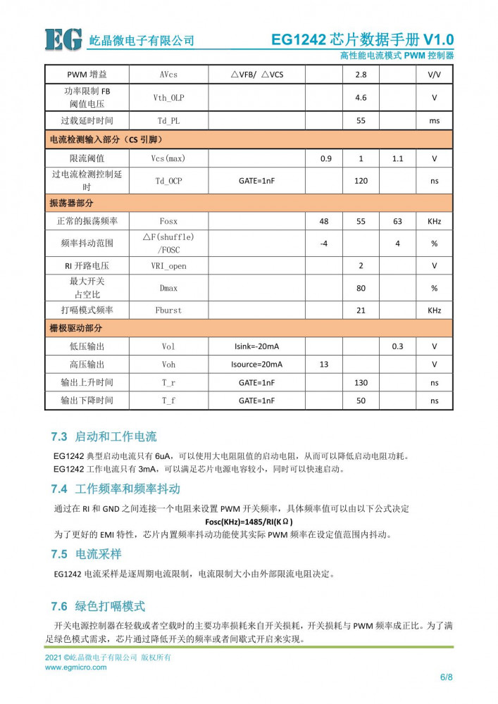 EG1242 datasheet page 9