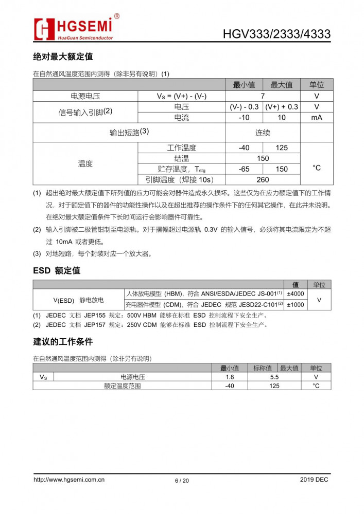 HGV333M5/TR datasheet page 6