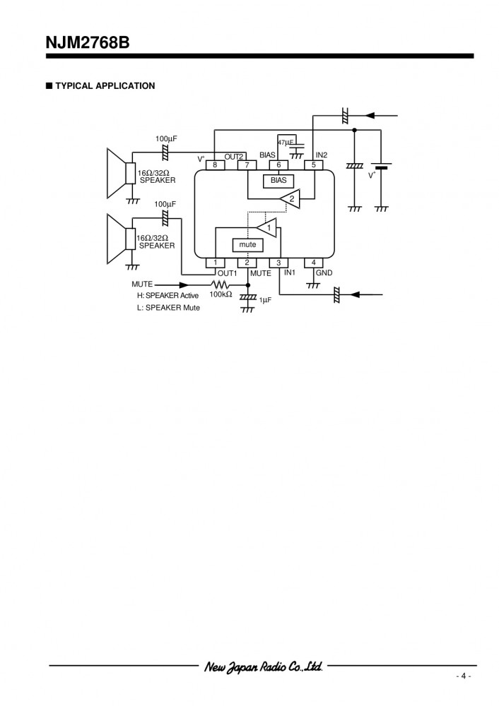 NJM2768BM-TE1 datasheet page 4
