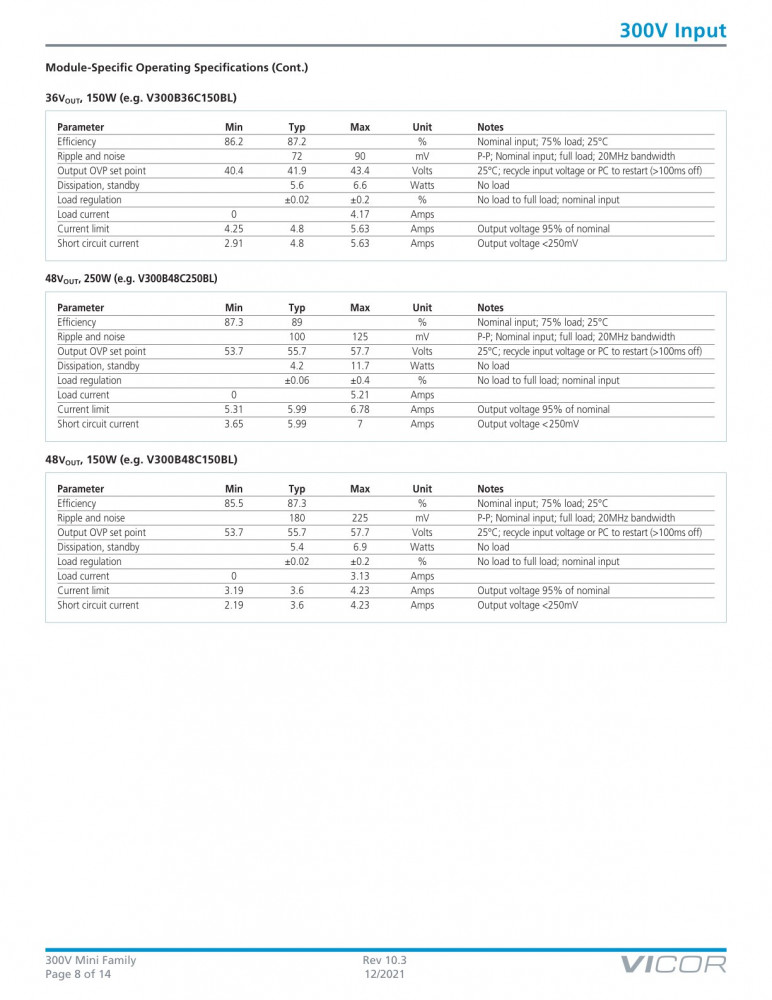 VICOR technical document page 8
