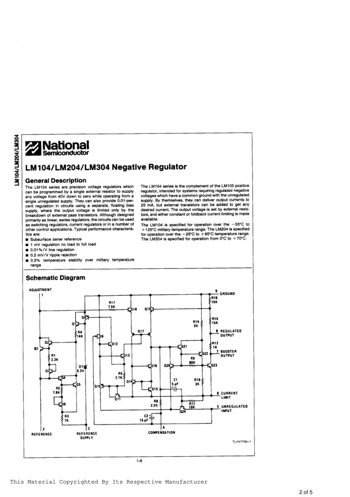 LM104H/B datasheet page 4