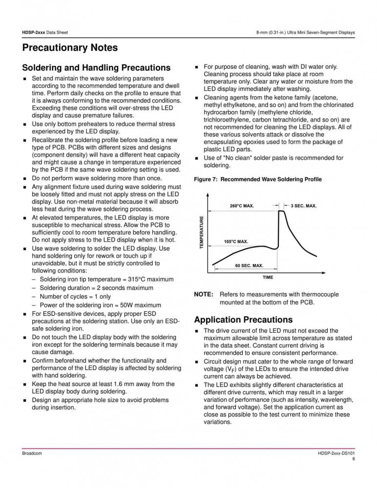 HDSP-211G datasheet page 6
