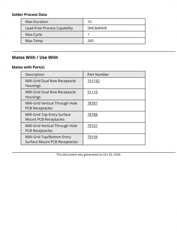 MOLEX 1511193318 technical document image 4