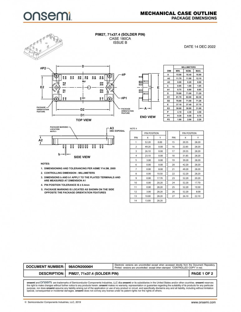 NXH50M65L4Q1 datasheet page 10
