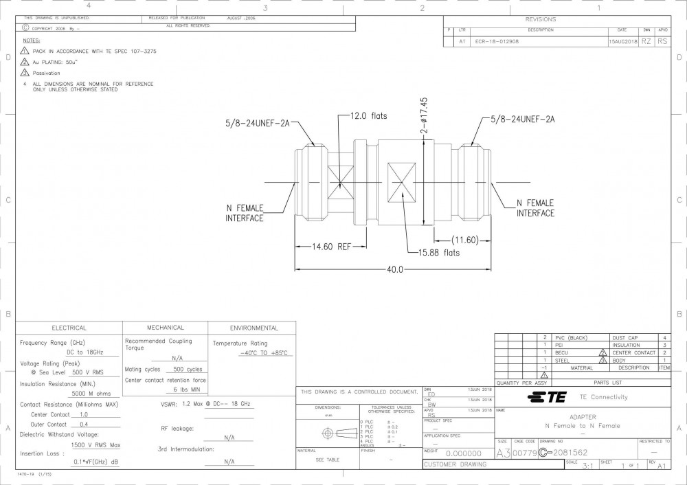 TE Connectivity 2081562-1 technical drawing preview