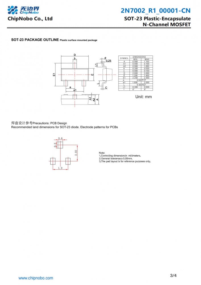 2N7002 datasheet page 3