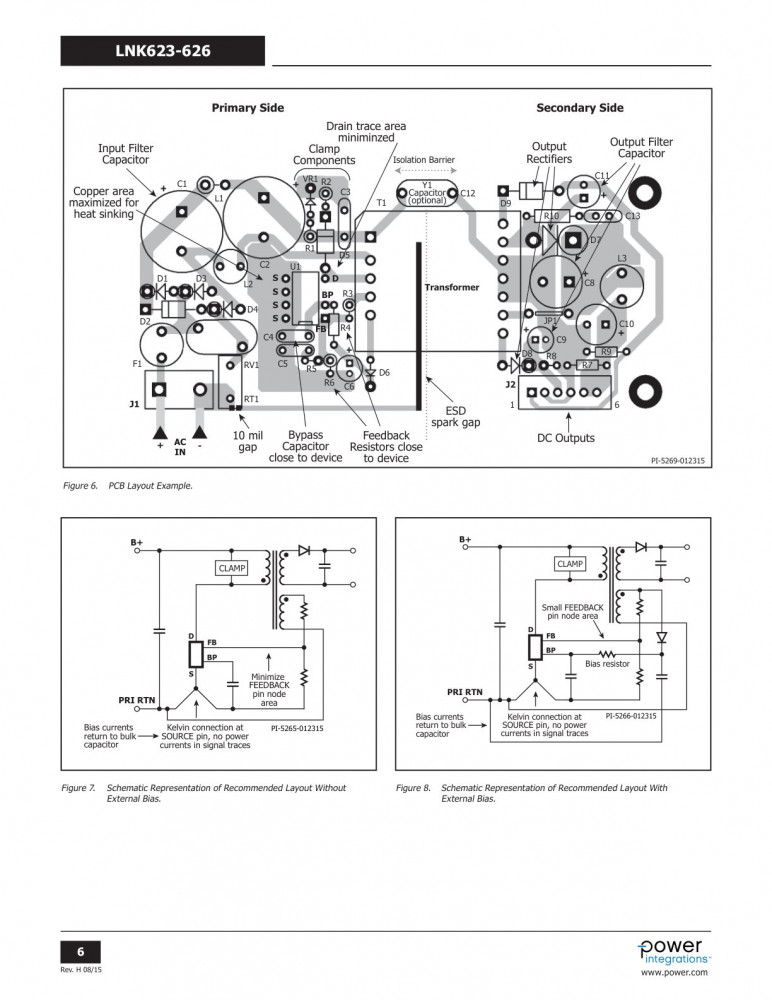 LNK624DG-TL technical document page 6