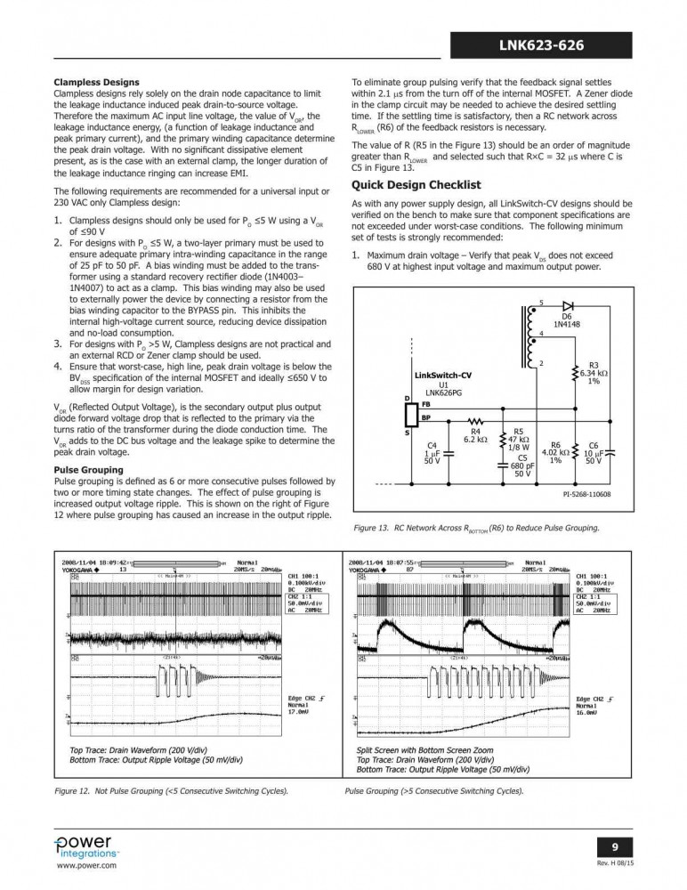 LNK624DG-TL technical document page 9