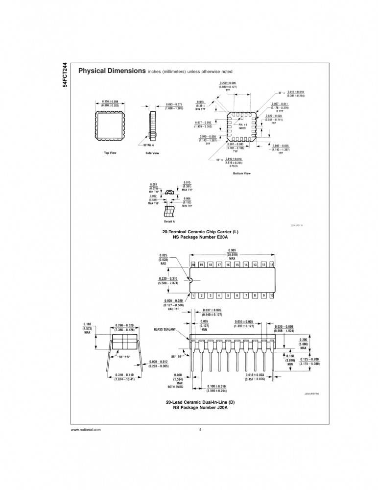 54FCT244 technical document page 6