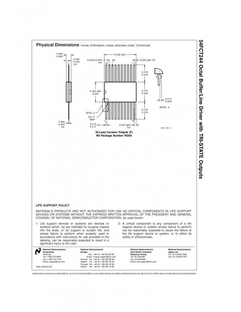 54FCT244 technical document page 7