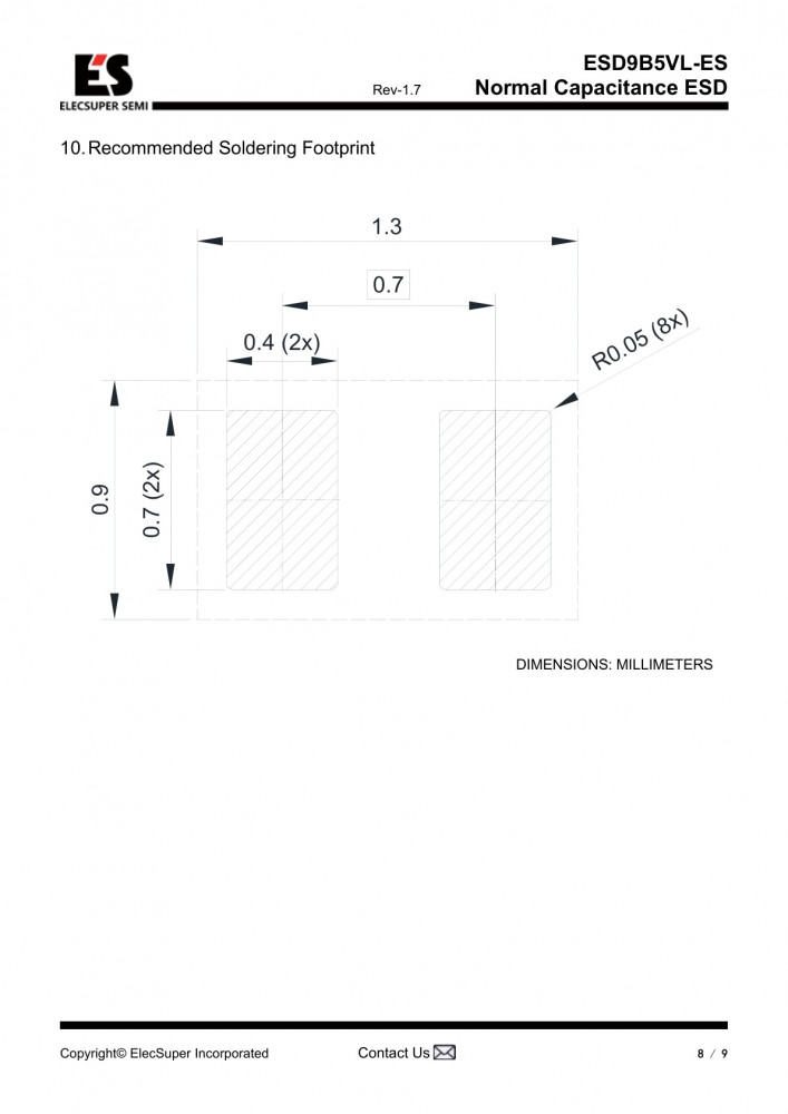 ESD9B5VL-ES datasheet page 8