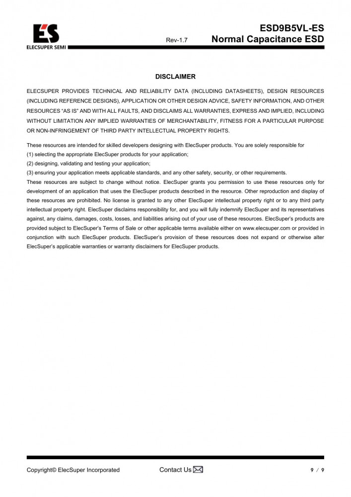 ESD9B5VL-ES datasheet page 9
