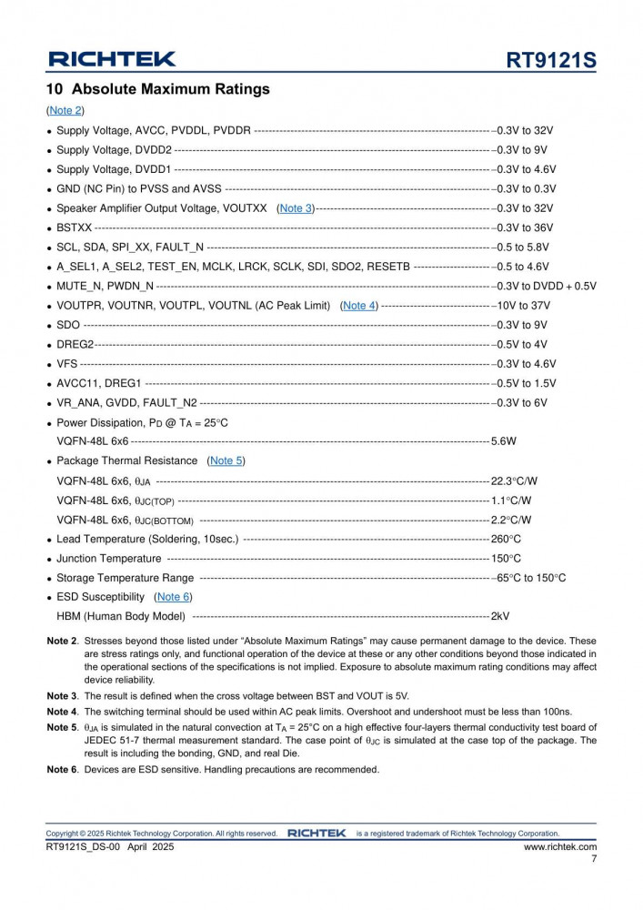 RT9121S datasheet page 7