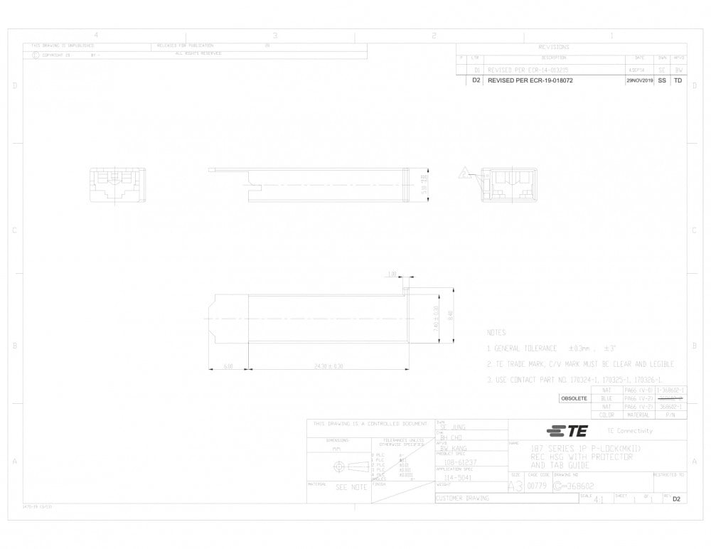 TE Connectivity 368602-1 technical drawing preview