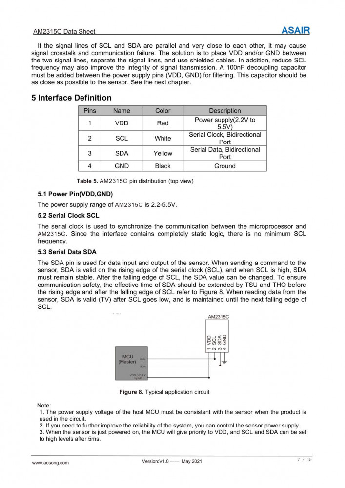 AM2315C datasheet page 7