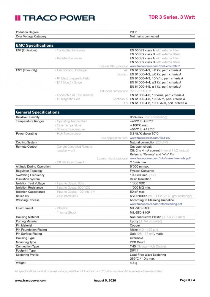 TDR 3 technical document page 3