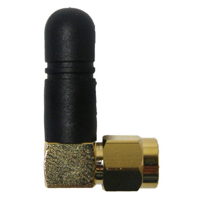 2.4GHZ RIGHT ANGLE STUBBY ANTENNA STRAIGHT SMA for sale