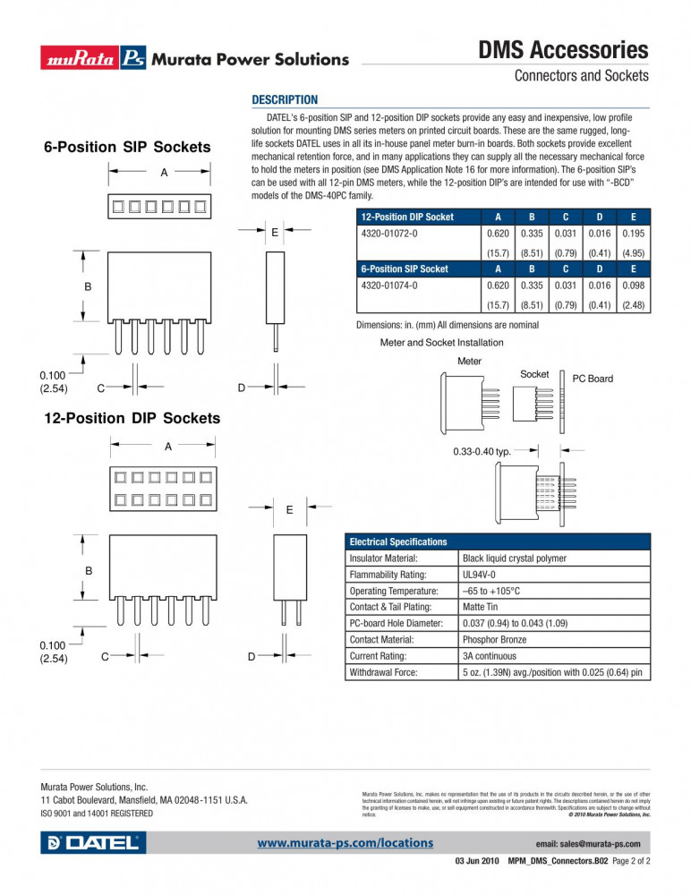 4400-01032-0 technical document page 2