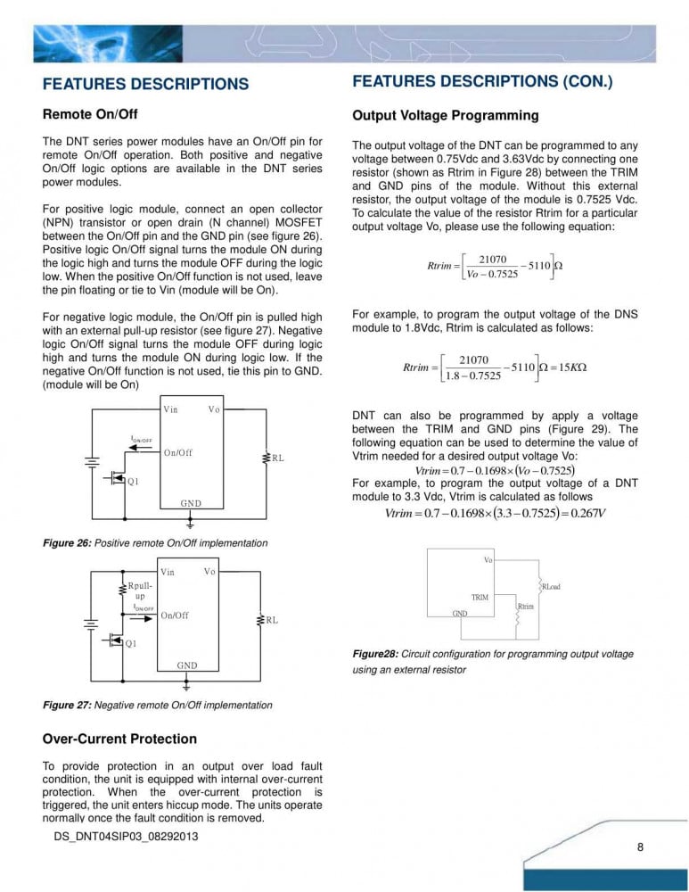 DELTA DNT04 datasheet page 8