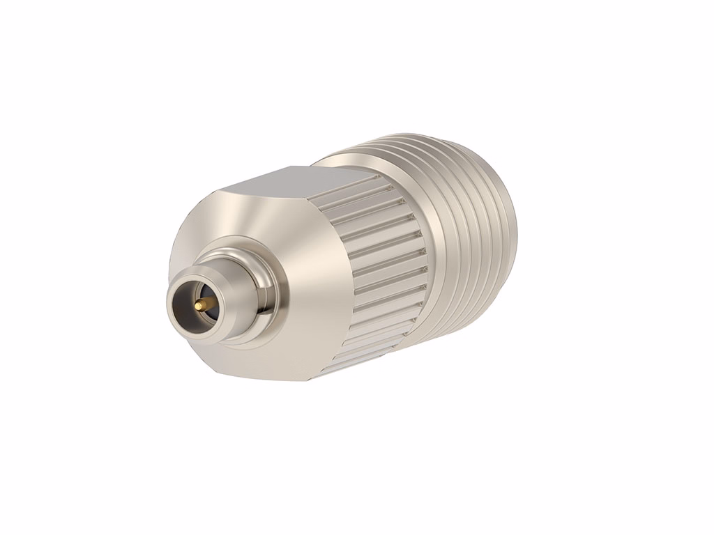 SMB Jack-to-SMA Jack, Between-Series Adapter, One Piece Per Bag, 50 Ohms