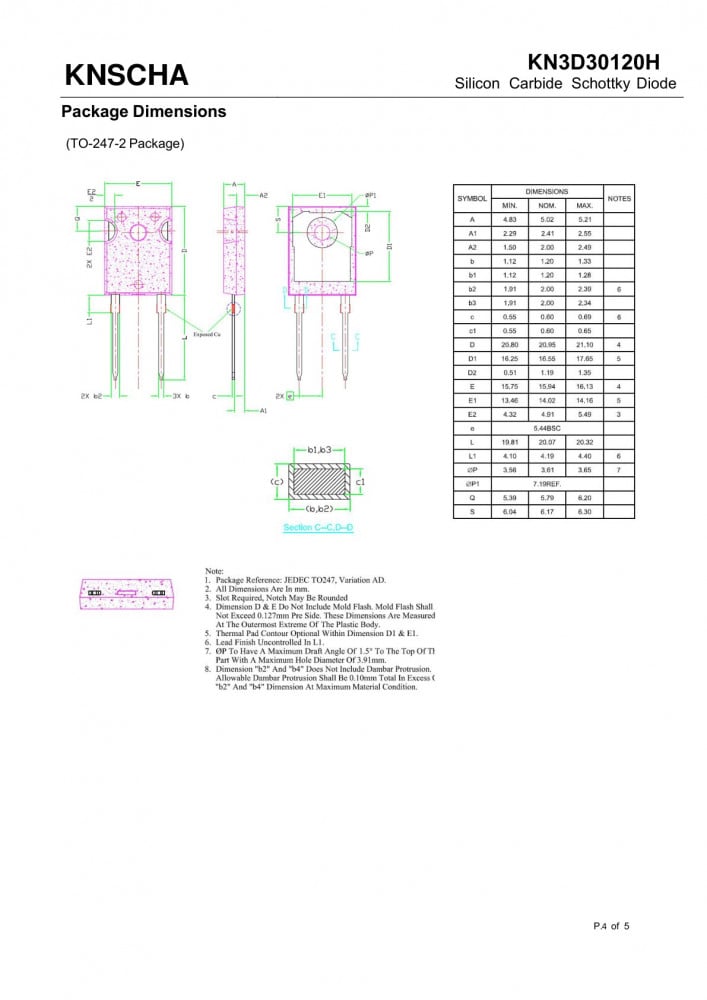 KN3D30120H datasheet page 4