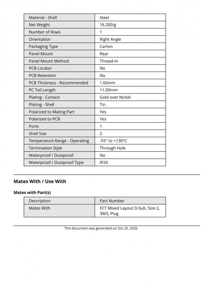 MOLEX 1731070646 technical drawing page 3