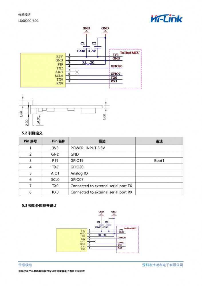HLK-LD6002C datasheet page 5