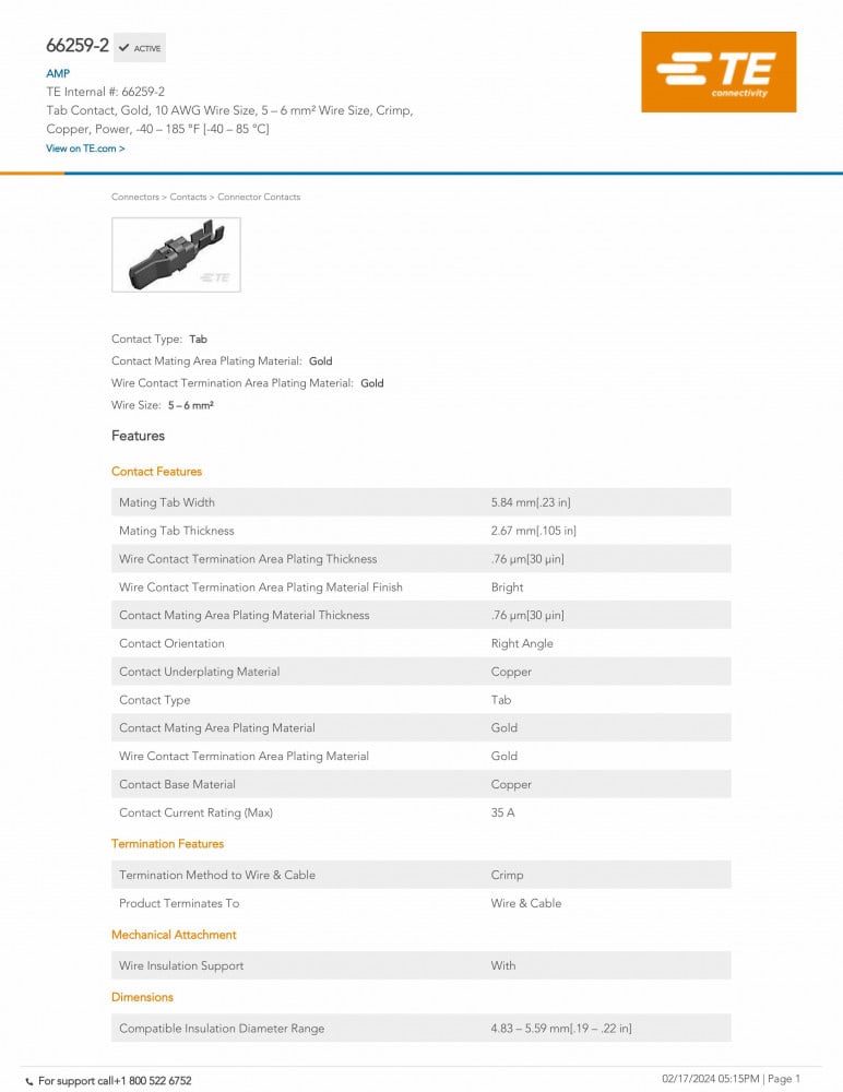 66259-2 technical document page 1